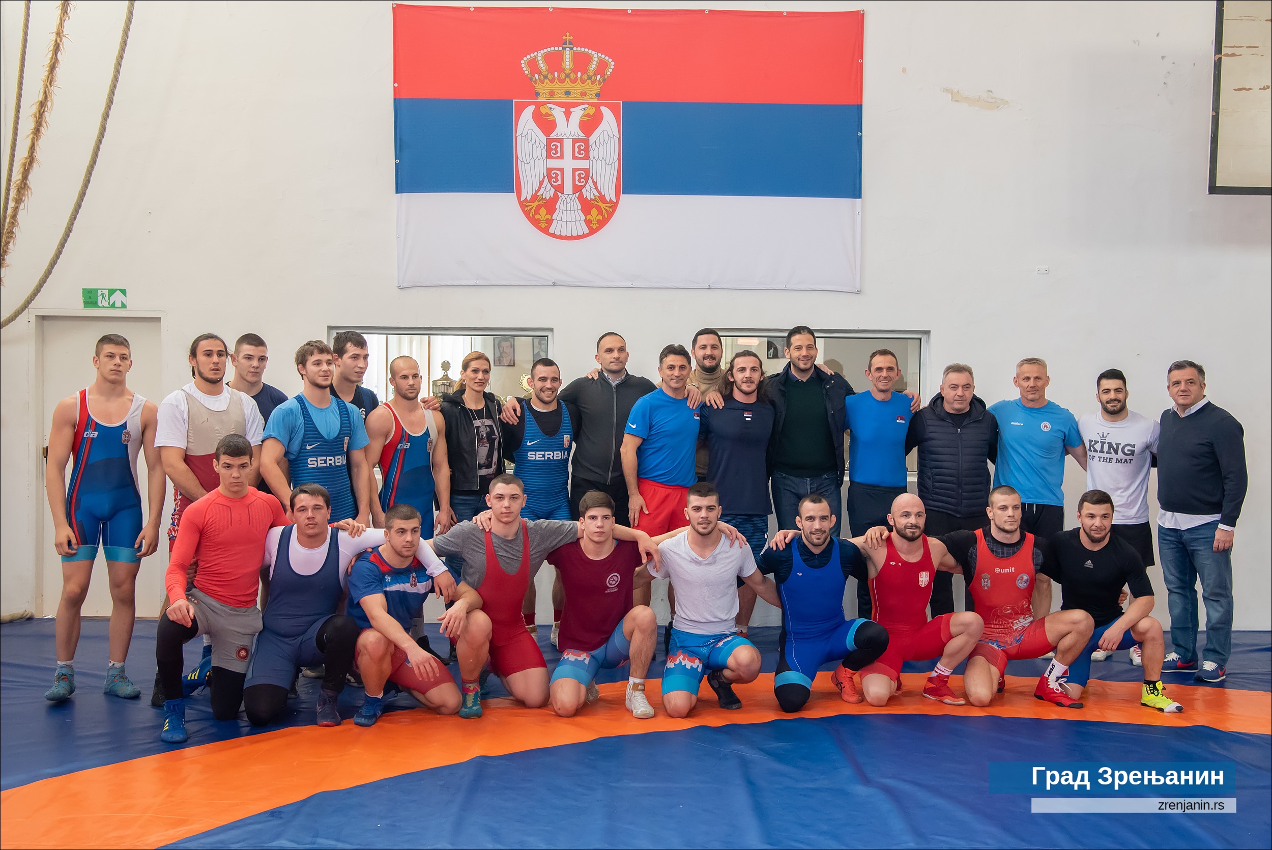 Ministar u poseti rvačkoj reprezentaciji Srbije koja je na pripremama u ...