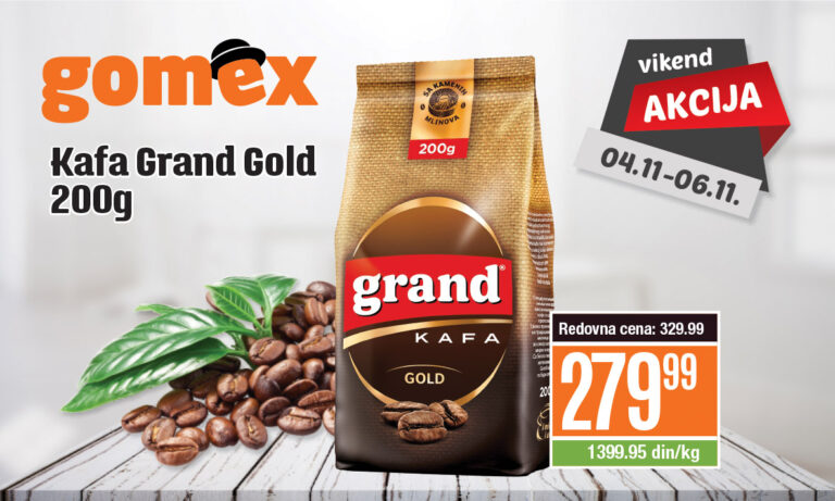 GOMEX VIKEND AKCIJA-Na popustu su čajna, jaja, sir, kafa... - ZR Klik