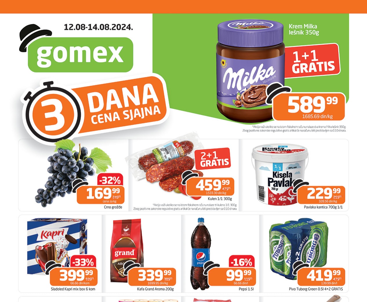 Gomex akcija: 3 dana cena sjajna - ZR Klik
